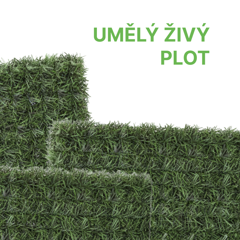 Umělý živý plot | Zelené soukromí bez údržby | Vlašim